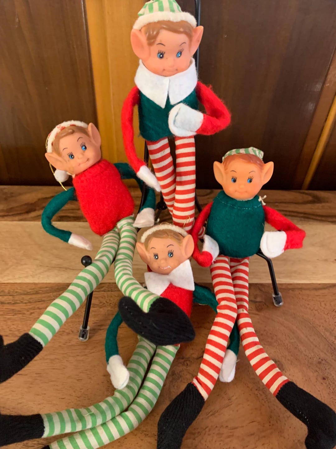 Knee-hugger Christmas Elf Ornaments - Etsy
