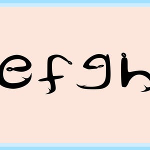 Fishing Hook Font, Fishing Svg, Fishing Font Letters Svg, Fish Hook Svg ...
