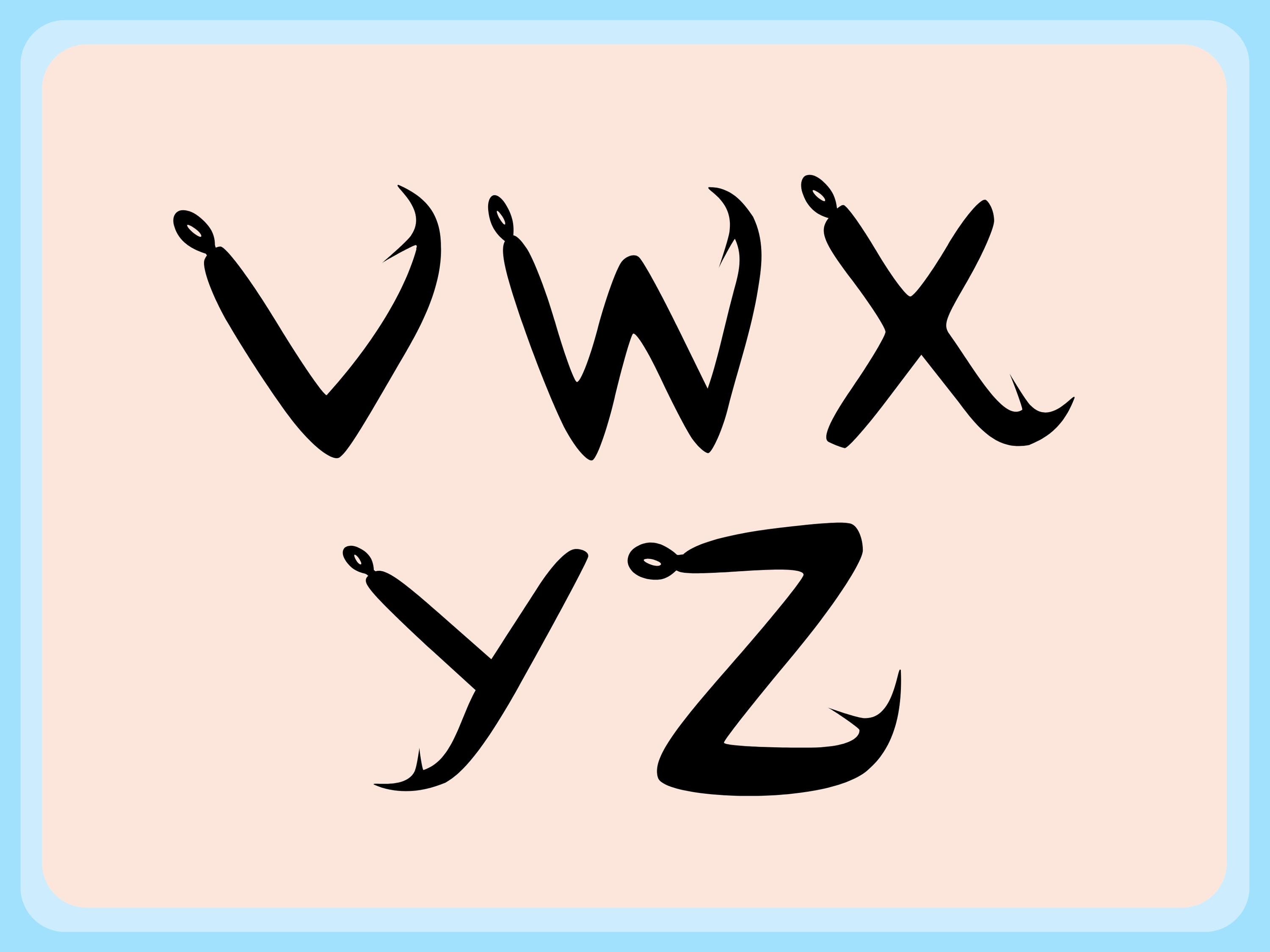 Fishing Hook Font, Fishing Svg, Fishing Font Letters Svg, Fish Hook Svg ...