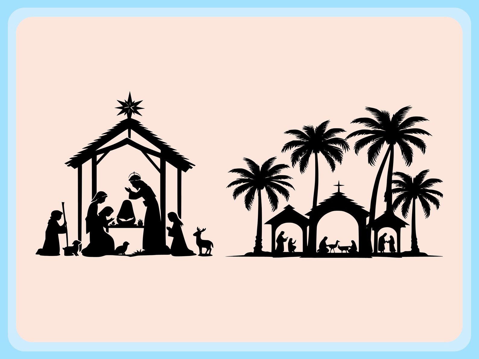 Krippe SVG, Krippe Clipart, Krippe SVG Bundle, Krippe SVG, Canva ...