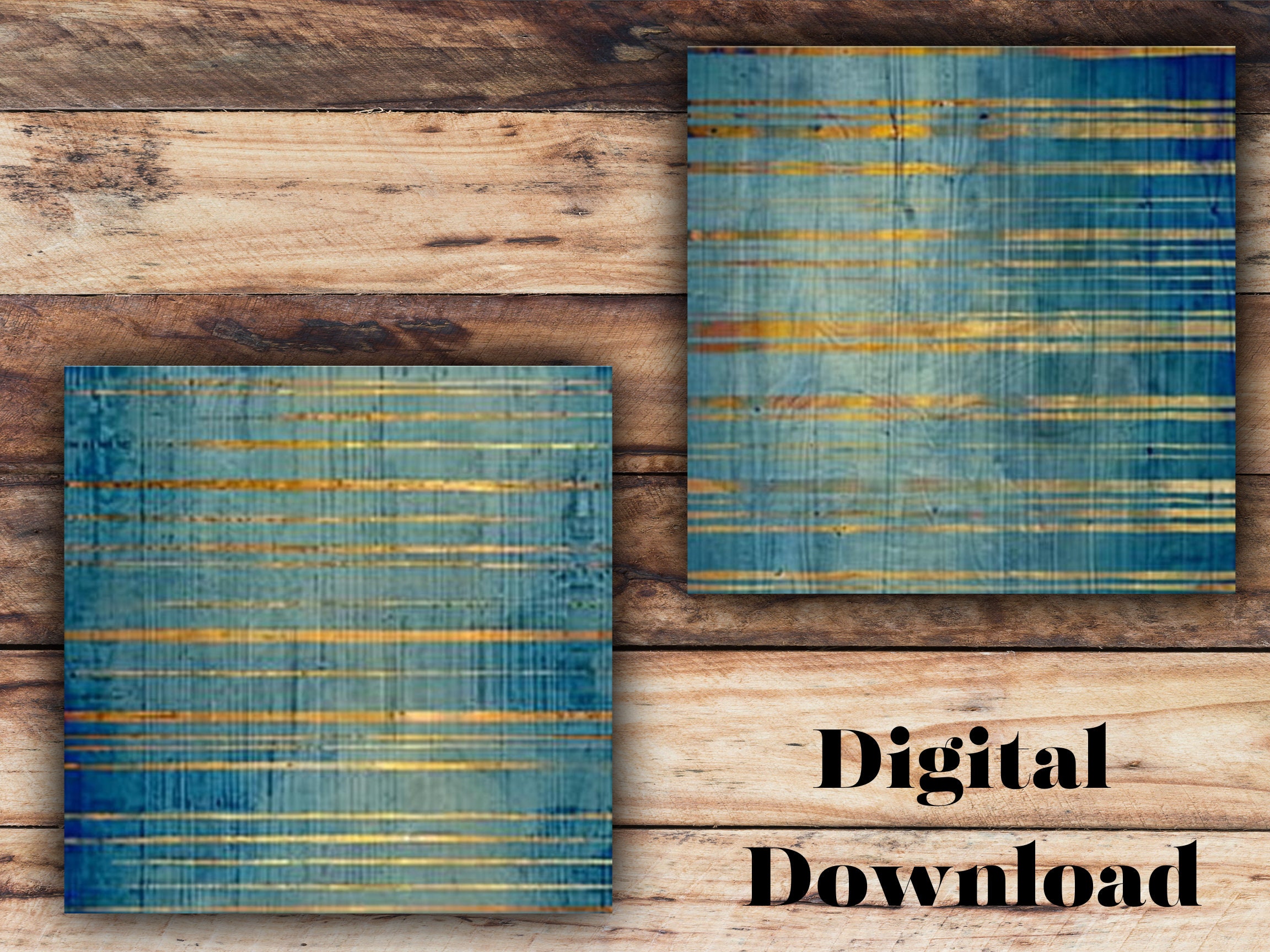 Printable Blue Paper, 14 Sheets, Big Bundle Damask Pattern, Stripes ...