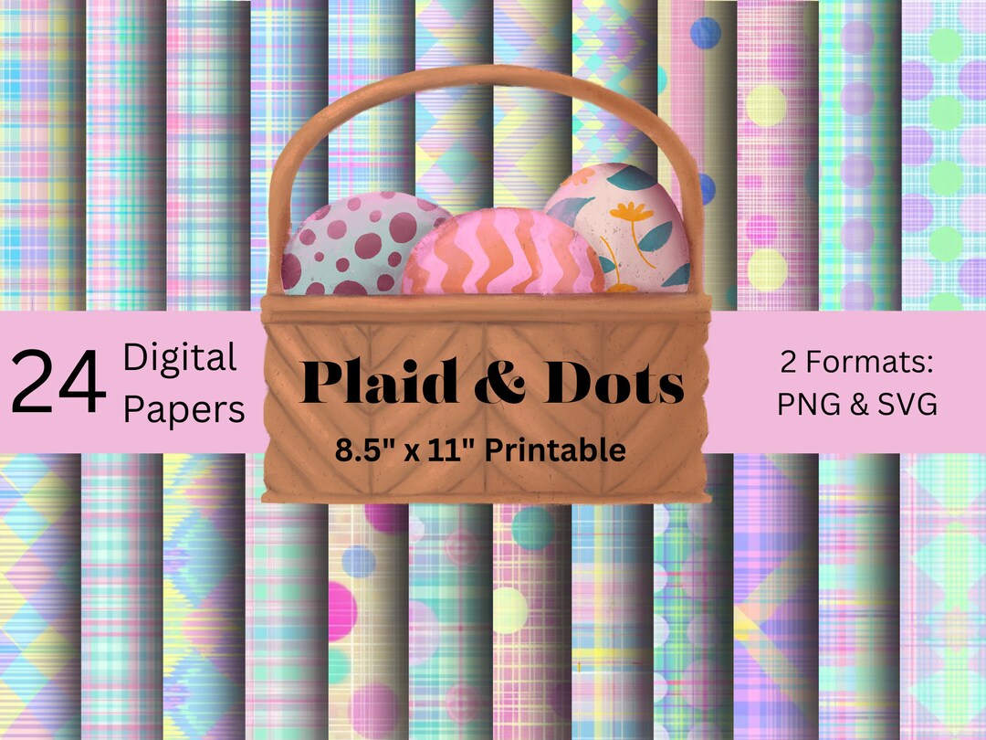 Easter Digital Papers, Easter Bunny Digital Paper, Easter Patterns ...