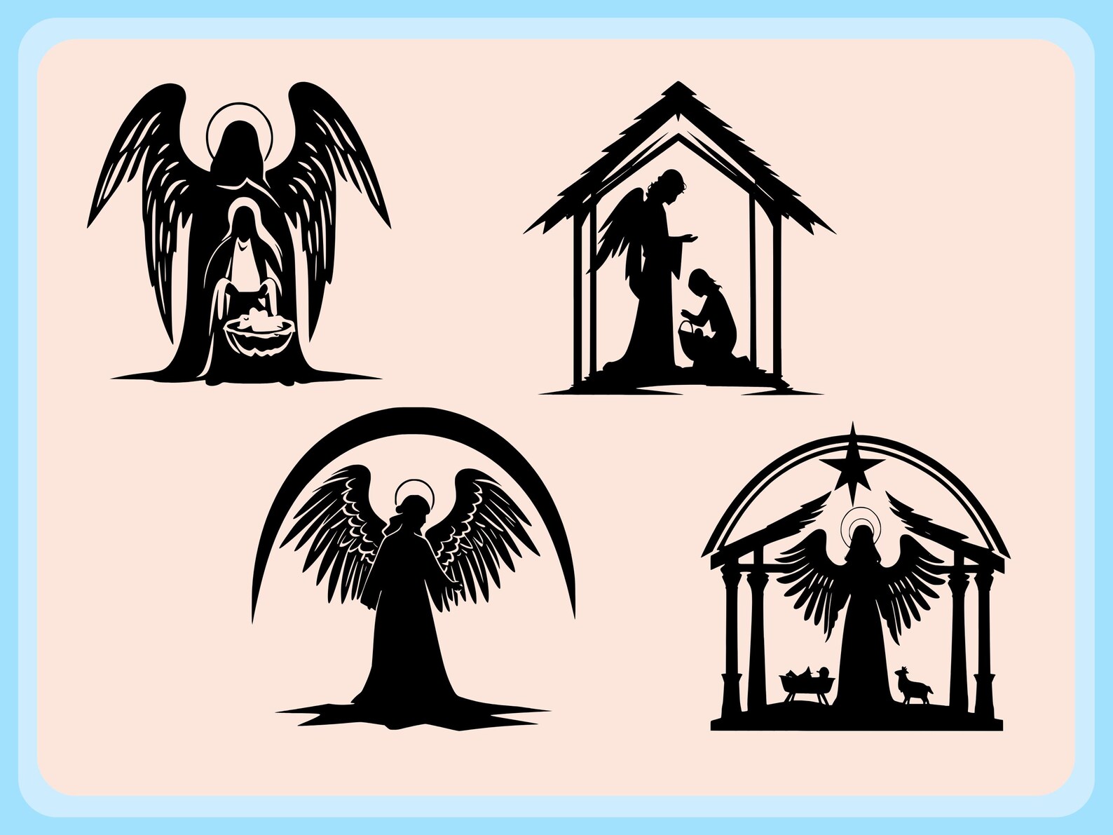 Krippe SVG, Krippe Clipart, Krippe SVG Bundle, Krippe SVG, Canva ...