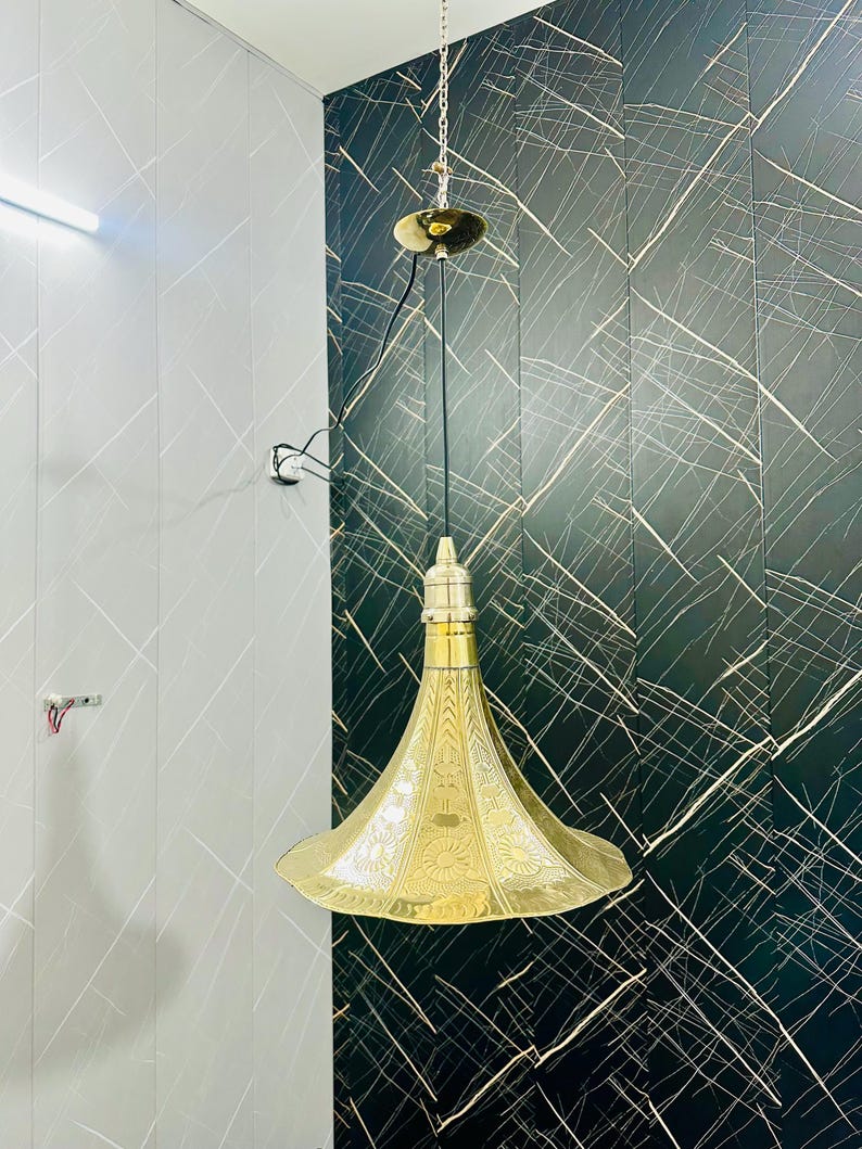 Customized Brass Horn Pendent Unique Designer Light Modern/contemporary ...