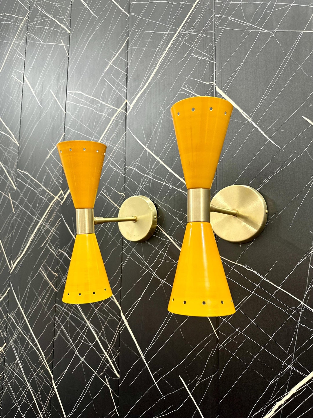 Customized Brass Wall Scones Mid Century Modern Wall Fixture for ...