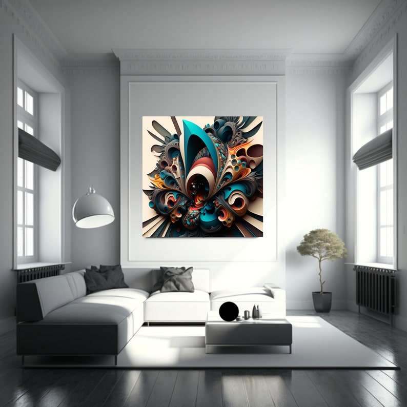 Crazy Abstract Style Art V3 Digital Print High Quality 300 DPI - Etsy