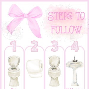 Potty Training Pack With Bows - Etsy