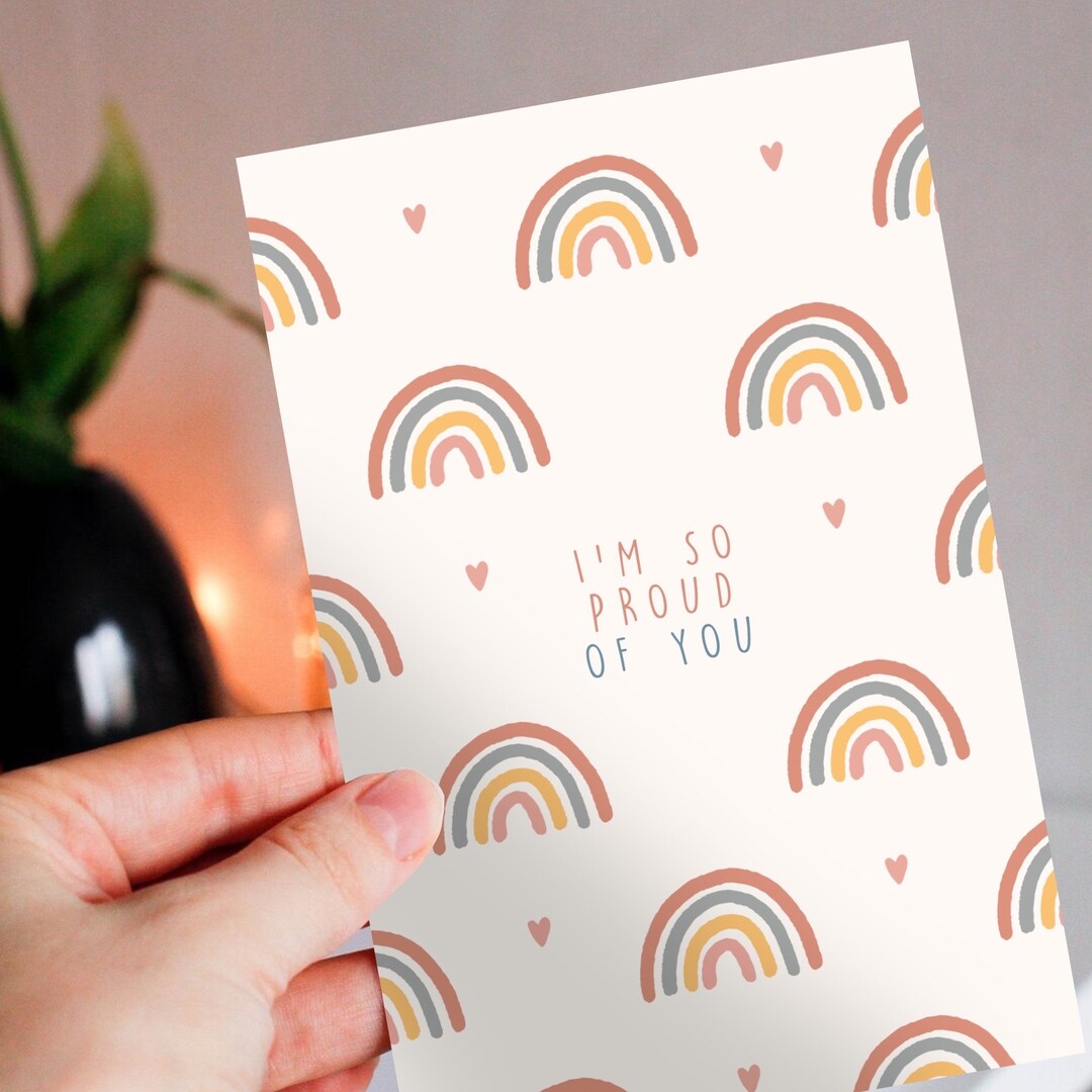 I’m so Proud of You | Just Because Greeting Card | 6x4 Greeting Card - Etsy