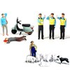 Construction Workers. Diggers / Miners. 1:64 or 1/87 Scale. Miniature ...