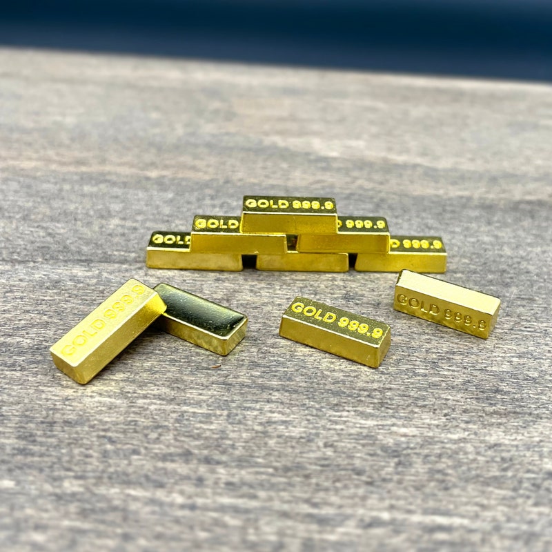 Miniature Gold Bar - Etsy