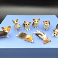 TRI CORGI Earrings / Hypoallergenic Titanium Posts / Tri-colored Corgi ...