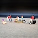 Construction Workers. Diggers / Miners. 1:64 or 1/87 Scale. Miniature ...