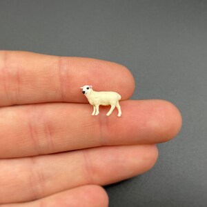 Miniature Farm Animals. Cow, Donkey, Sheep. 1:64 Scale Realistic ...