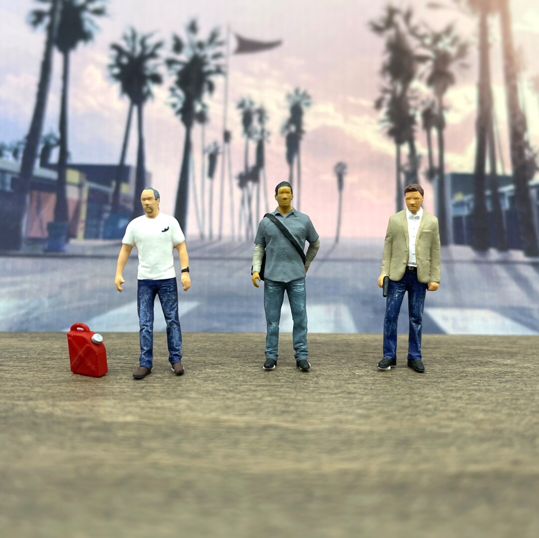 Miniature Video Game Characters. 1:64 Scale People - Etsy