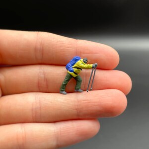 Miniature Hikers Climbers Campers Figures. 1:87 Scale - Etsy