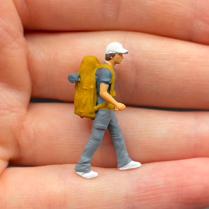 Miniature Backpackers / Travellers. Human Figures. 1:64 Scale. - Etsy