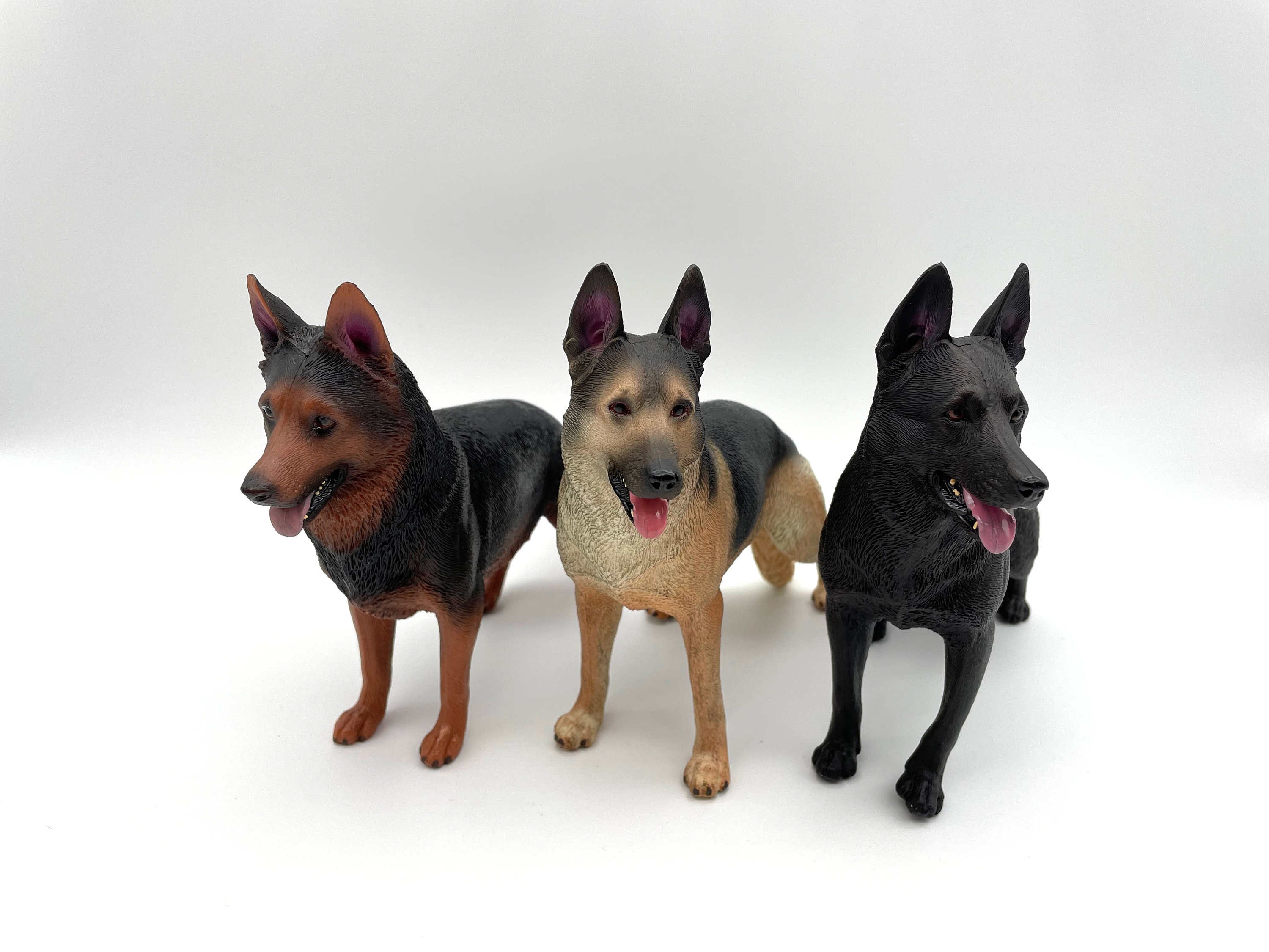 Miniature German Shepherd Dogs. Statue Toy Models. 1:6 Scale - Etsy