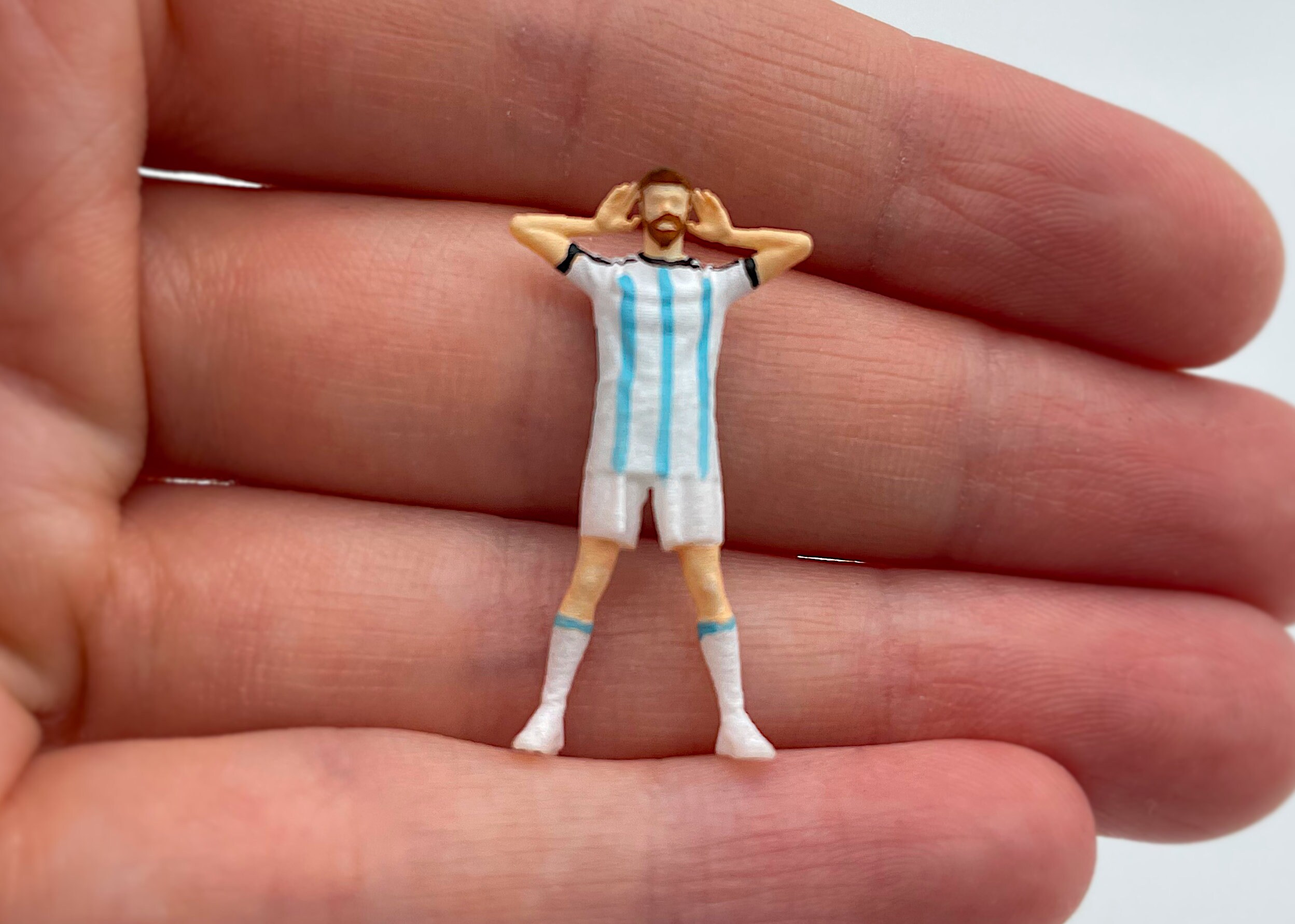 Football / Soccer Players. Referees. 1:64 Scale. Miniature Human ...