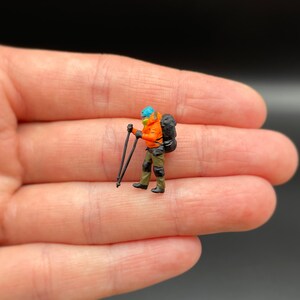 Miniature Hikers Climbers Campers Figures. 1:87 Scale - Etsy