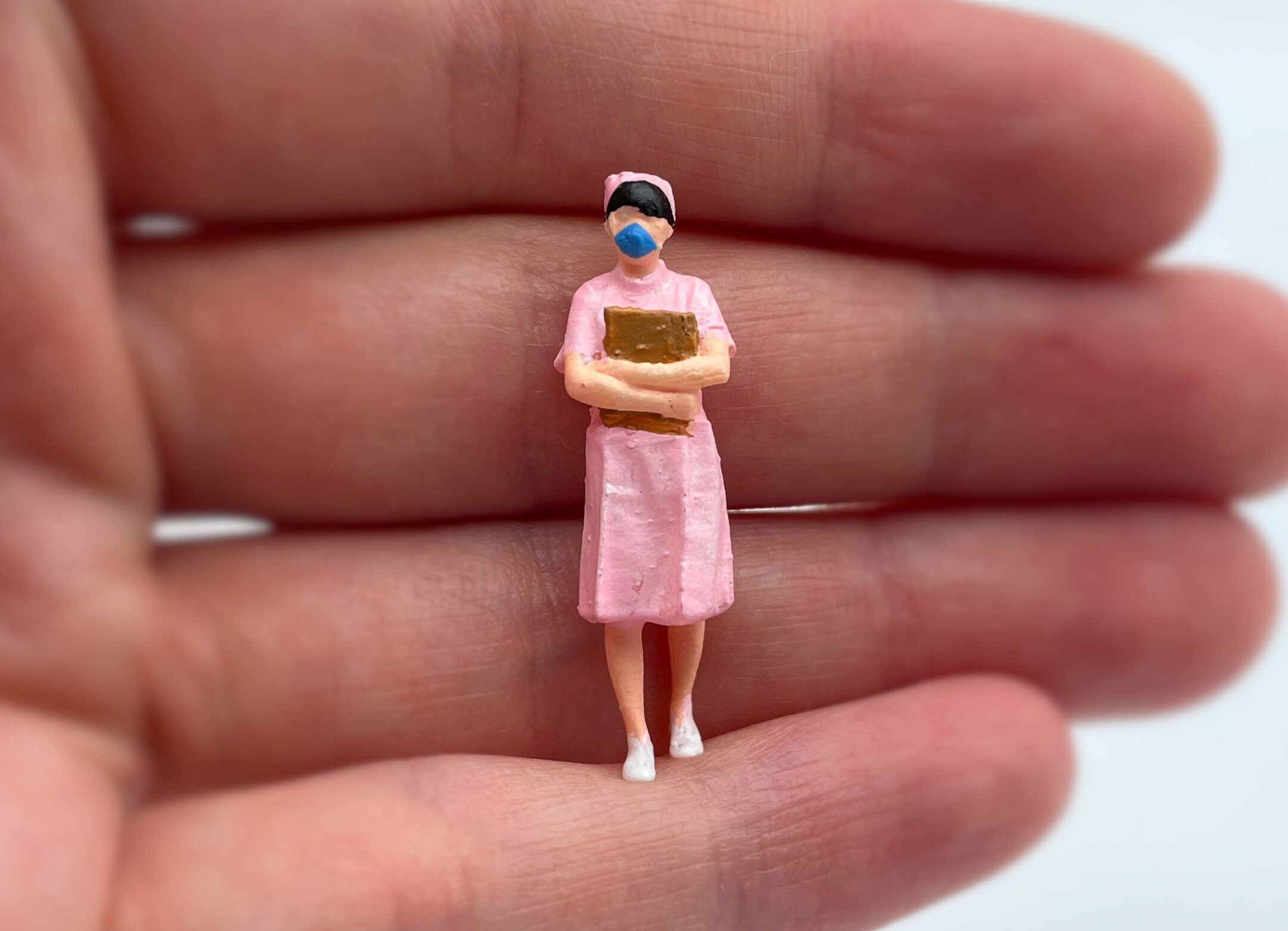Nurses. Hospital Workers. Human Miniatures. Pink Scrubs. 1:64 Scale - Etsy