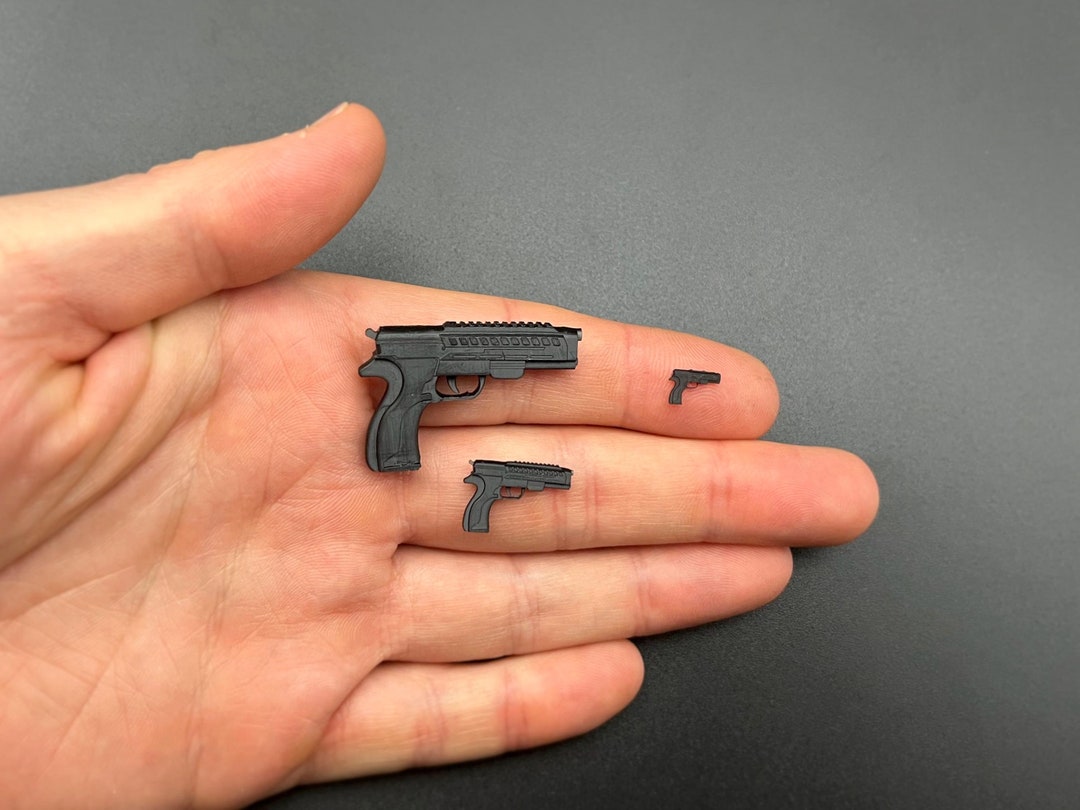 Miniature Pistol Handgun Toy. Miniature Scale Replica - Etsy