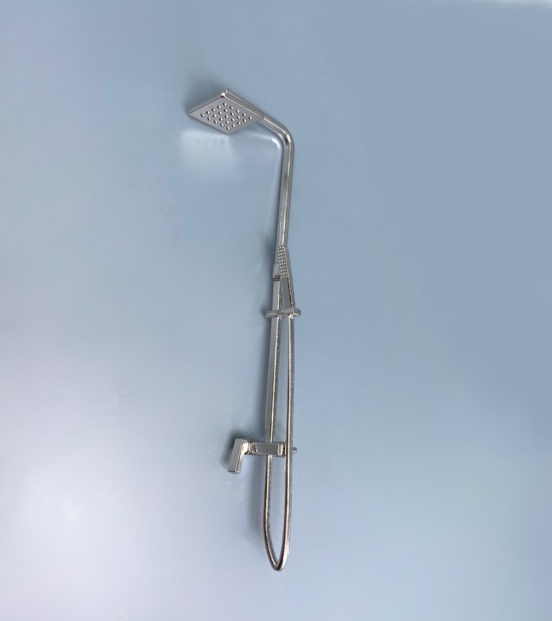 Miniature Shower. Silver Rain Shower. Bathroom Dollhouse - Etsy