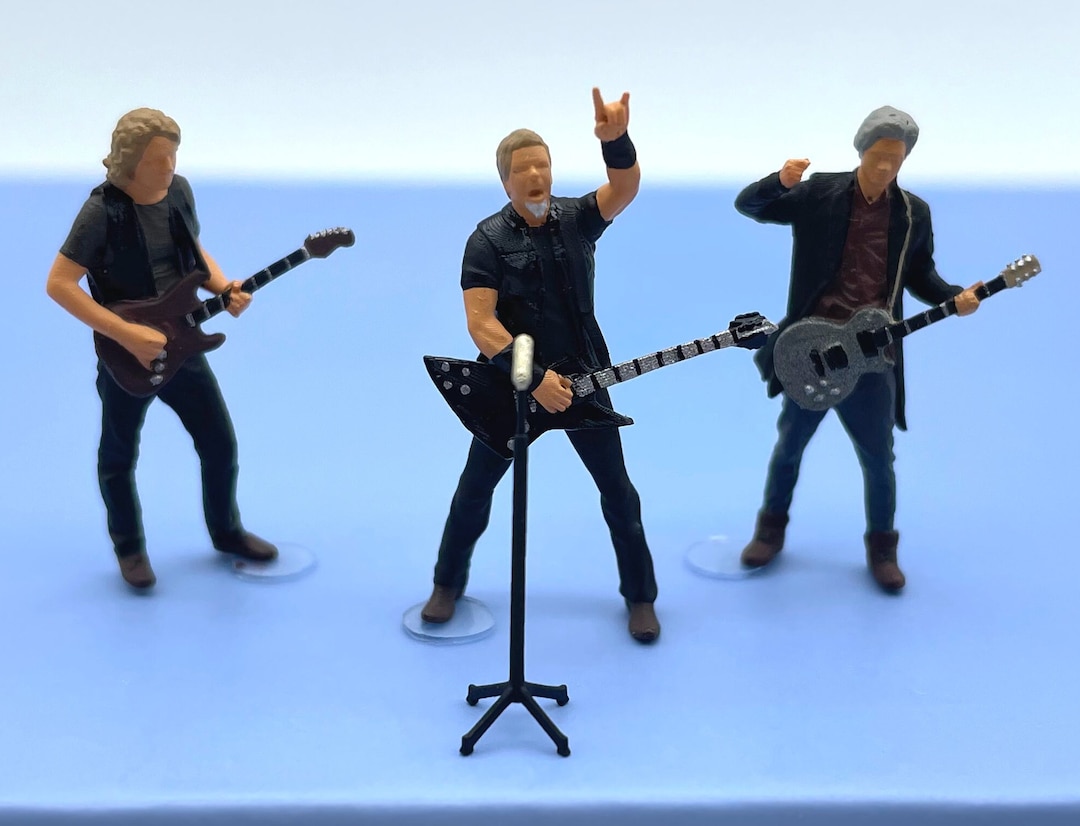Rock Band Musicians. 1:64 S Scale Miniature Human Figures - Etsy