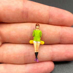 Athlete Sports Figures. Human Miniatures. 1:64 Scale. Skater, Ski ...