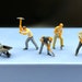 Construction Workers. Diggers / Miners. 1:64 or 1/87 Scale. Miniature ...