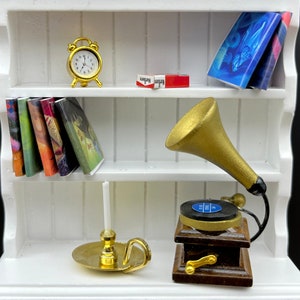 Miniature Phonograph / Gramophone. 1:12 Scale Miniature Accessory - Etsy