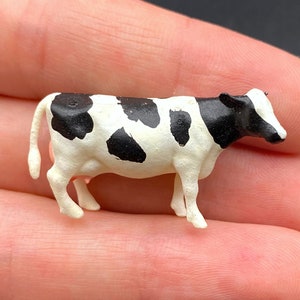 Miniature Farm Animals. Cow, Donkey, Sheep. 1:64 Scale Realistic ...