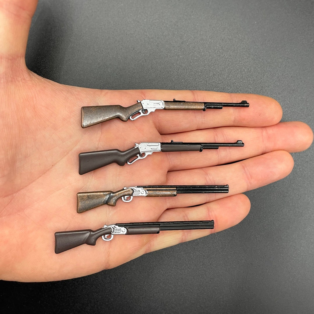 Miniature Guns. Shotgun, Rifle. Dollhouse Model Accessories. 1:12 Scale ...