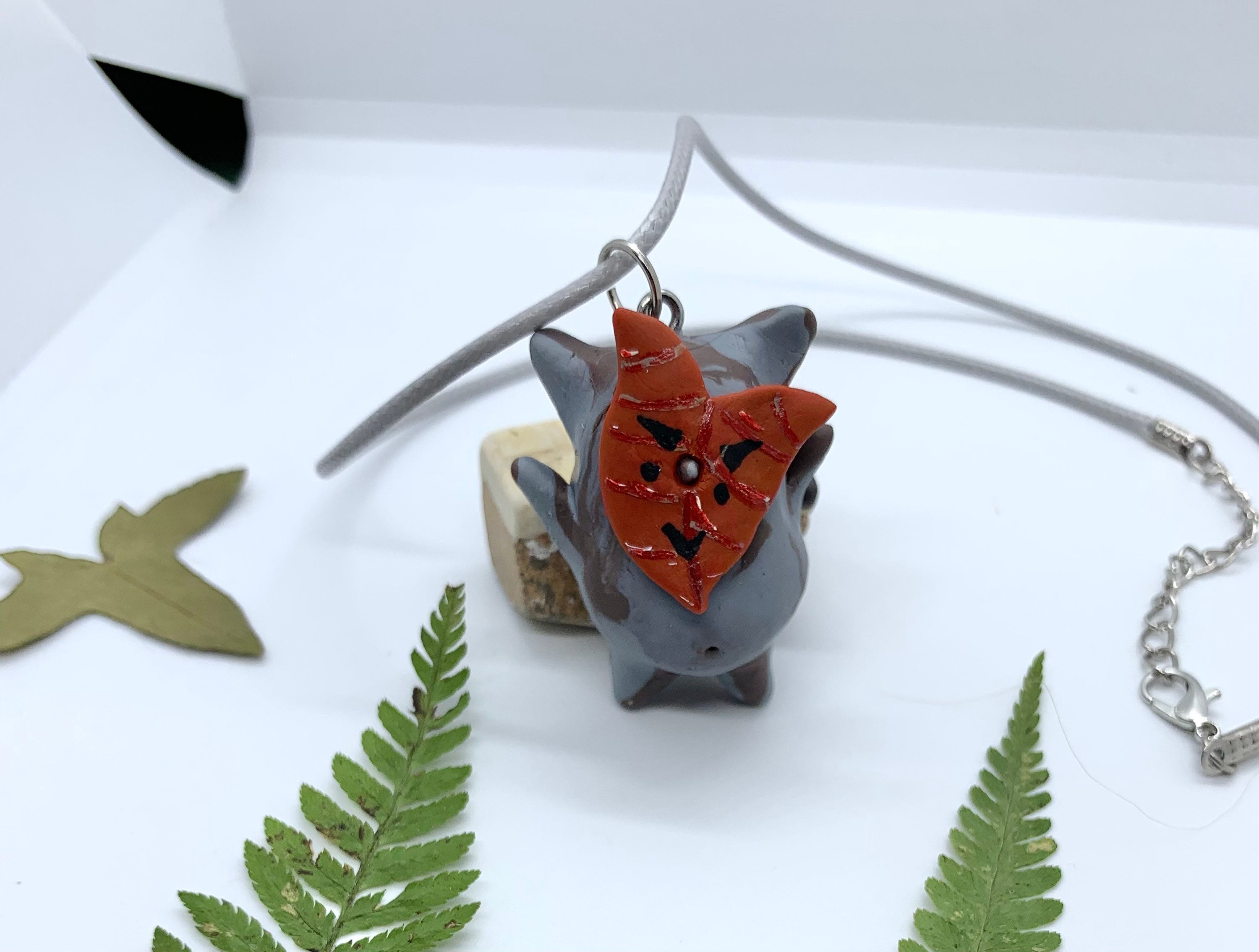 Korok Legend of Zelda Inspired Pendant Necklace Braided Leather BOTW ...