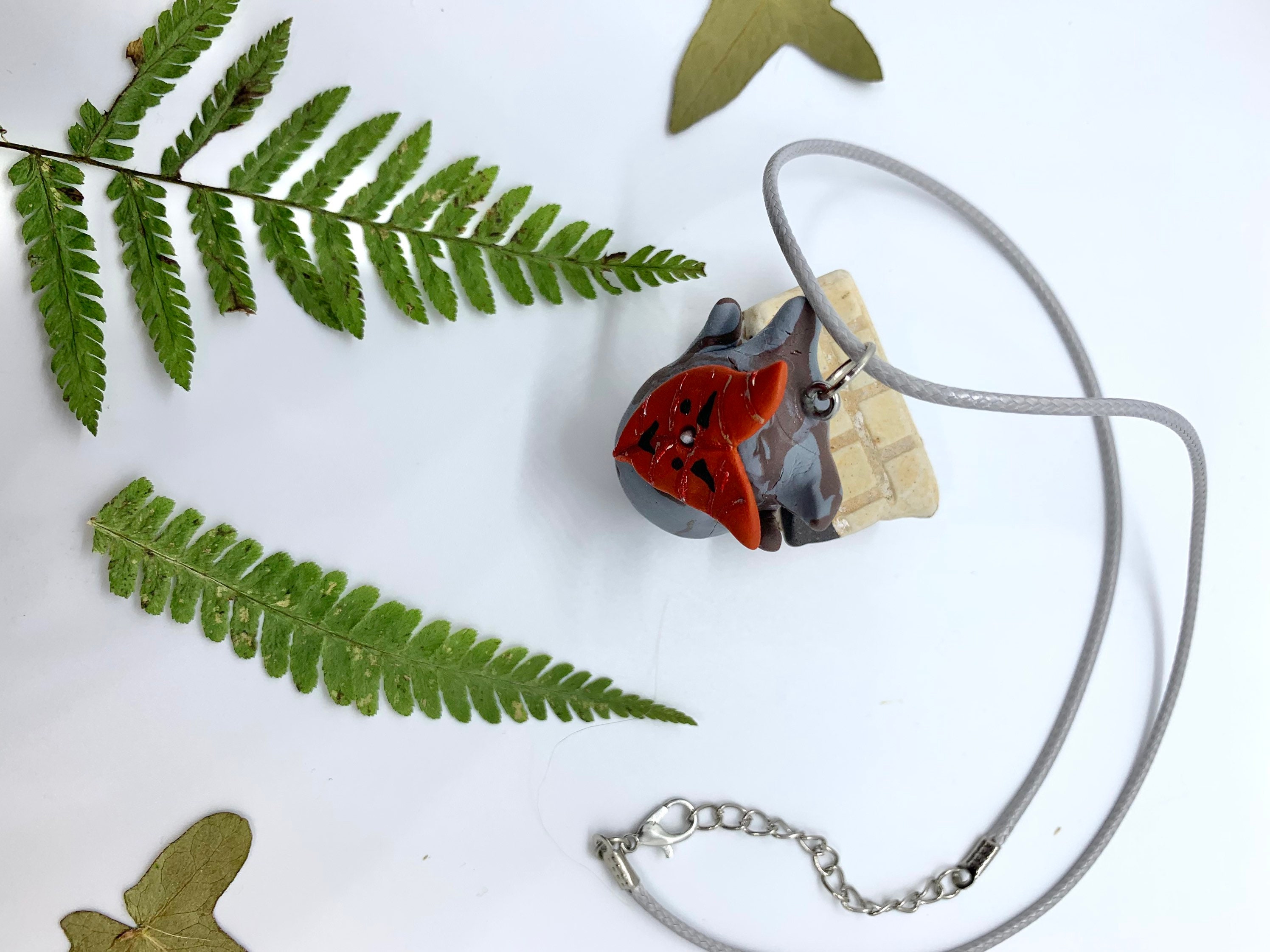Korok Legend of Zelda Inspired Pendant Necklace Braided Leather BOTW ...