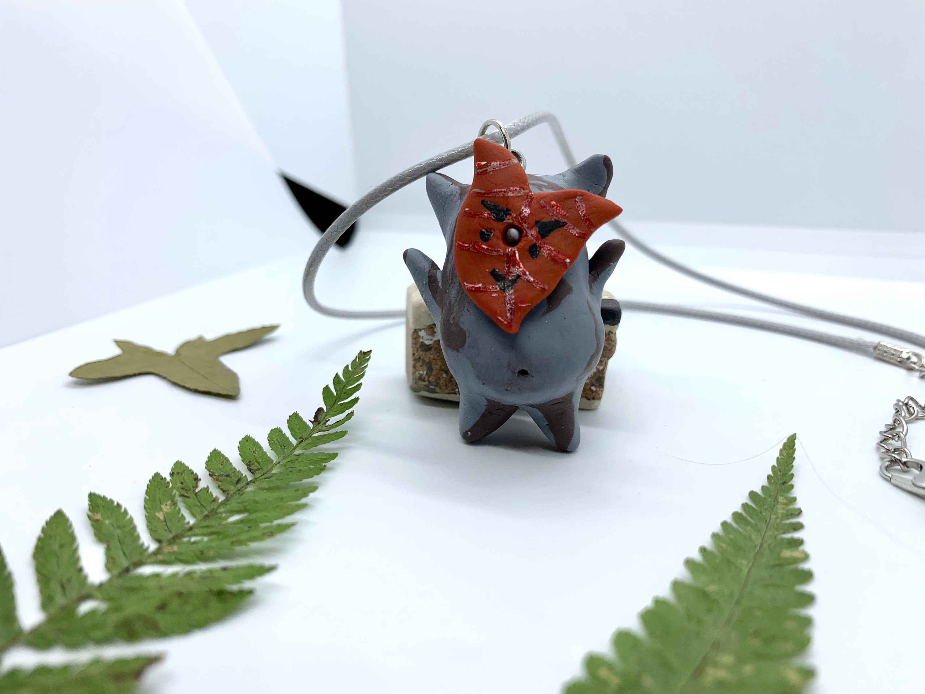 Korok Legend of Zelda Inspired Pendant Necklace Braided Leather BOTW ...