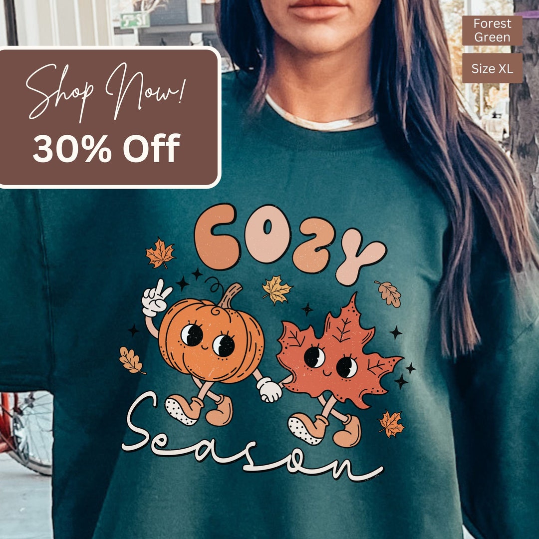Cozy Season Sweatshirt Cute Fall Sweater Its Fall Y'all - Etsy Canada