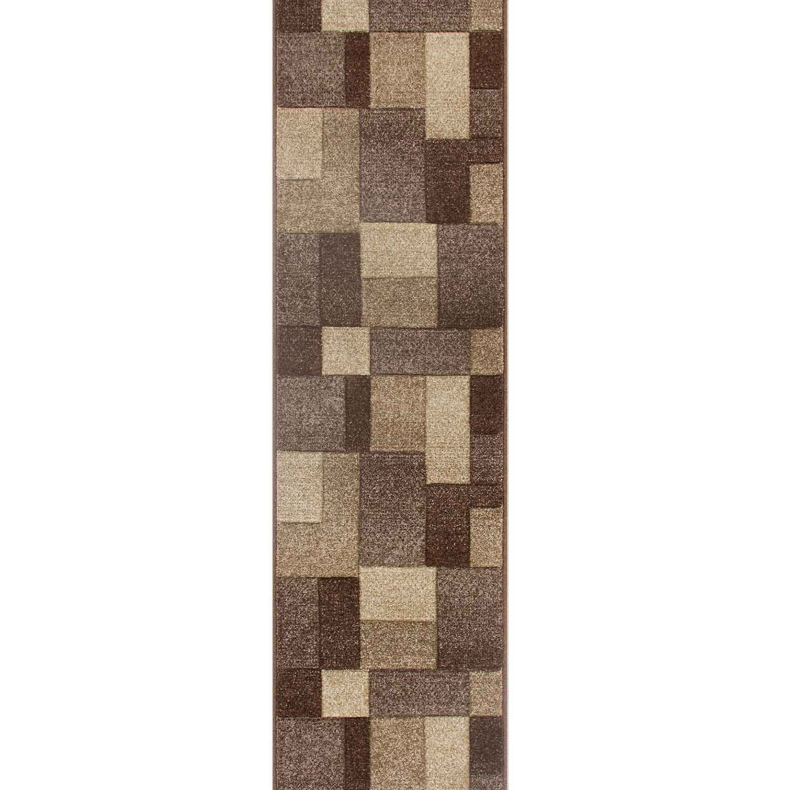 Oriental Portland 8425D Beige Colour Modern Square Pattern Rug for ...