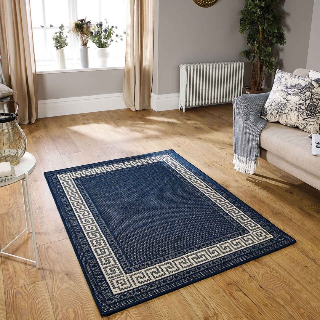 Oriental Greek Key Anti-slip Door Mats Living Room Bed Room Kitchen ...