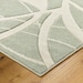 Oriental Portland 57G Green Cream Black Modern Rug for Living Room Bed ...