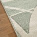 Oriental Portland 57G Green Cream Black Modern Rug for Living Room Bed ...
