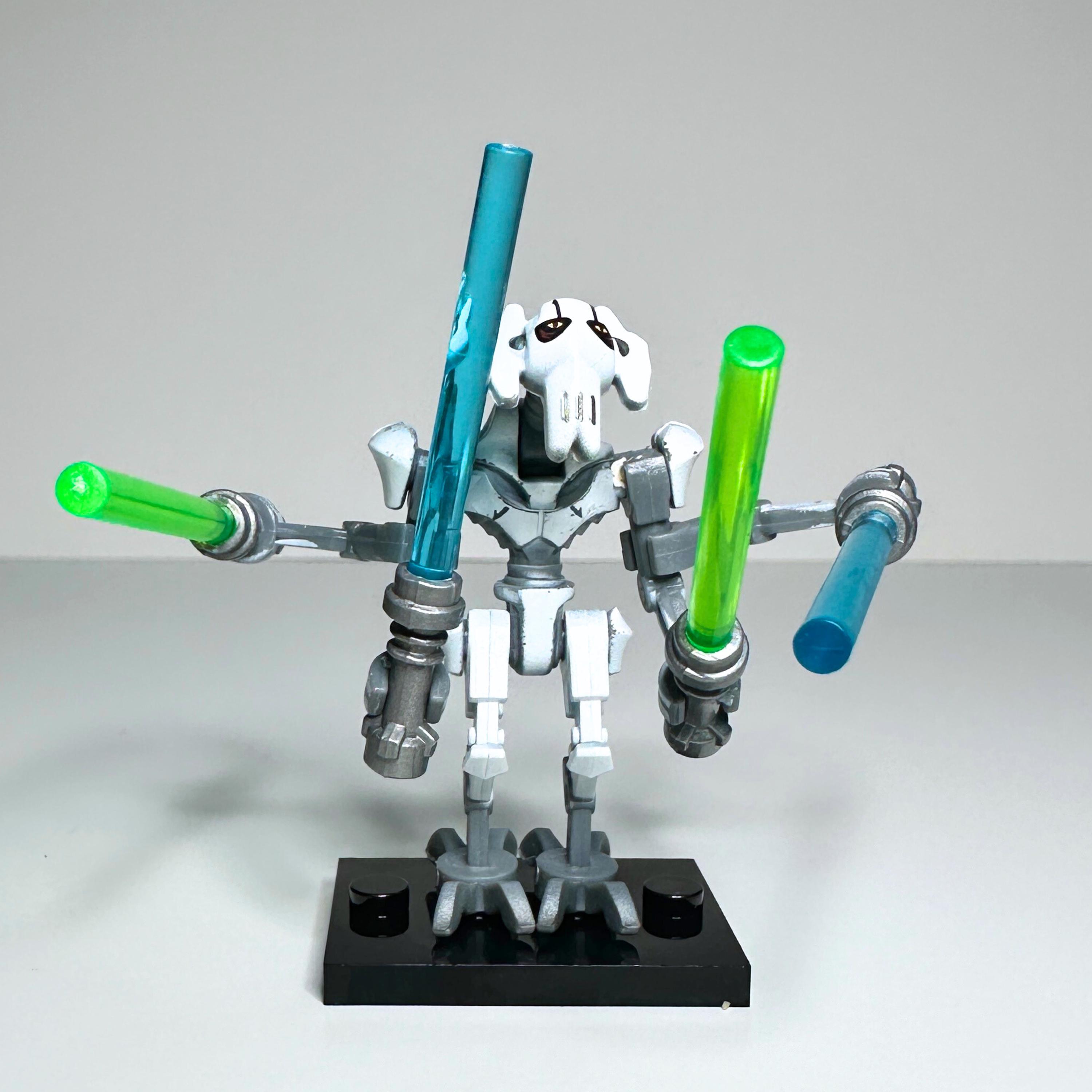 General Grievous Star Wars Minifigure Custom Building Blocks With ...