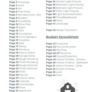 Barndominium Budget Planner - Etsy
