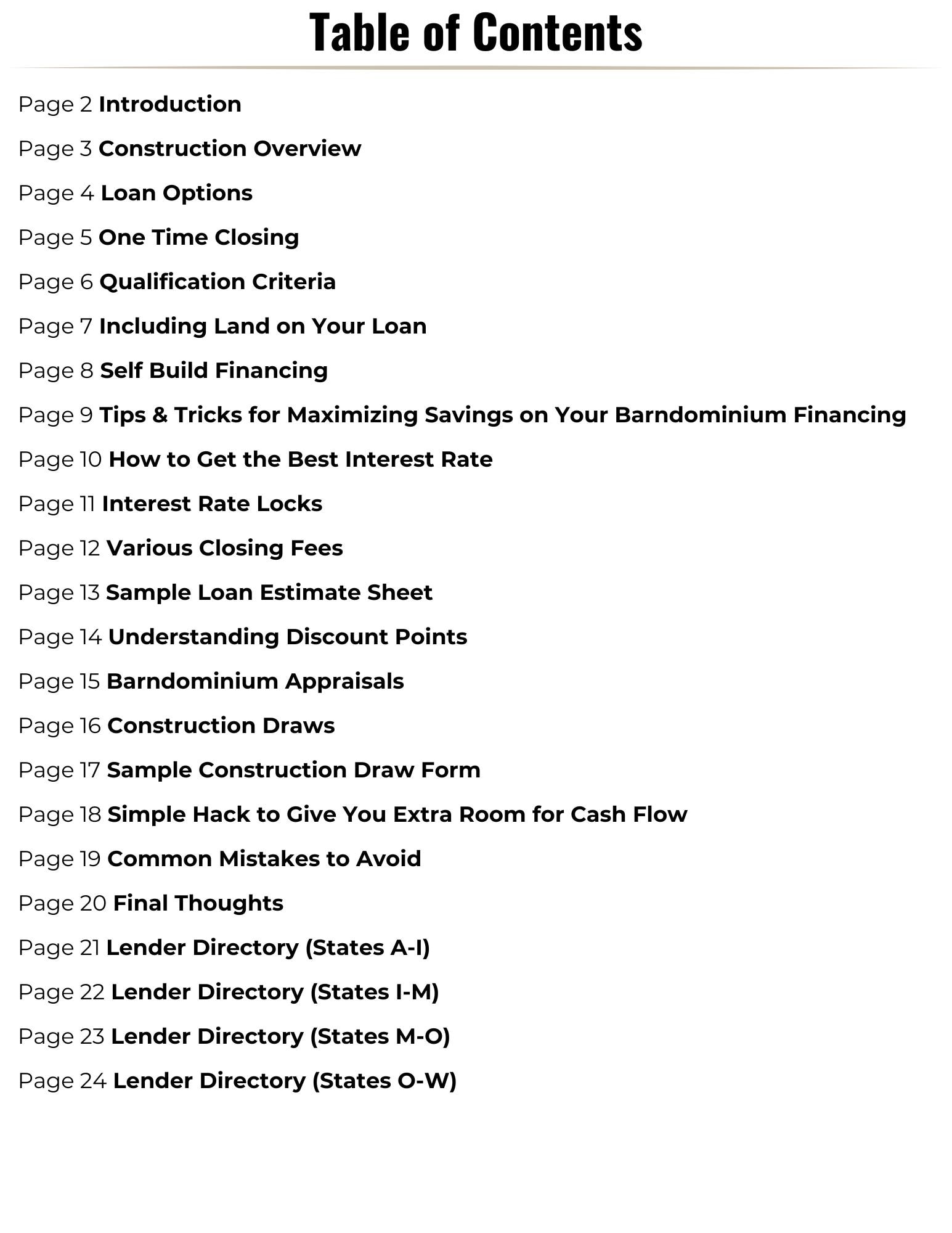 Barndominium Financing Guide & Lender Directory - Etsy