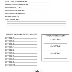 Barndominium Budget Planner - Etsy