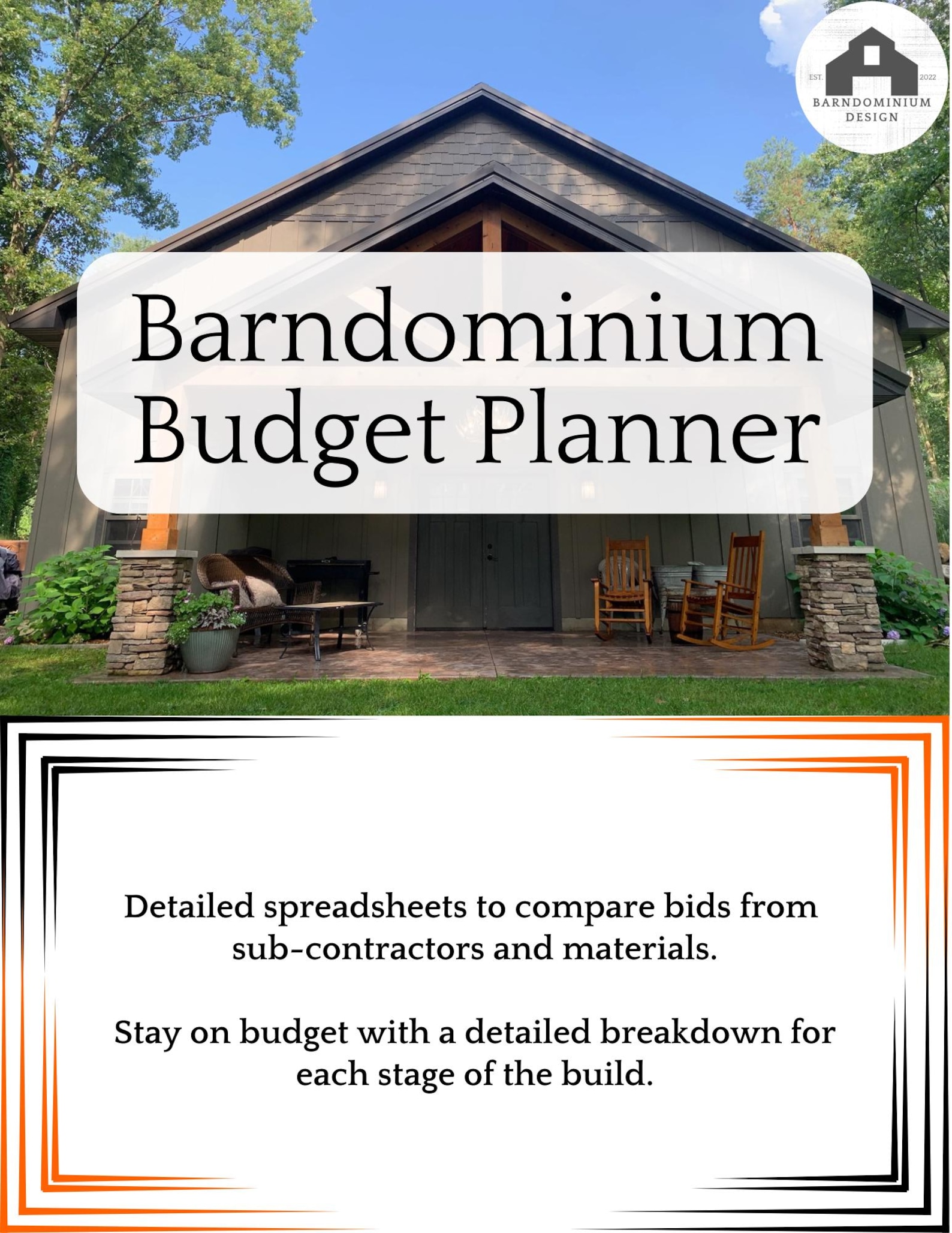 Barndominium Budget Planner - Etsy
