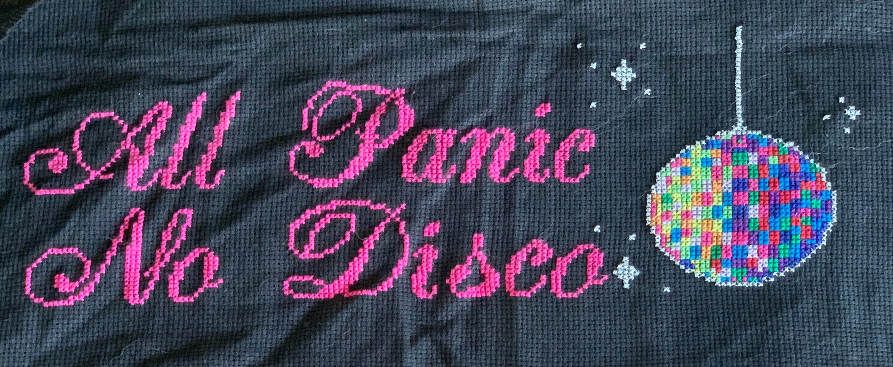 All Panic No Disco Cross Stitch Pattern PDF Download - Etsy