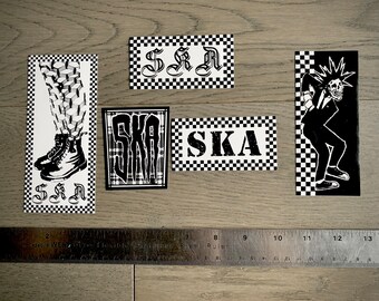Stickers Vinyl Ska Dancers Car Window Laptop Betty Walt Skinhead ...