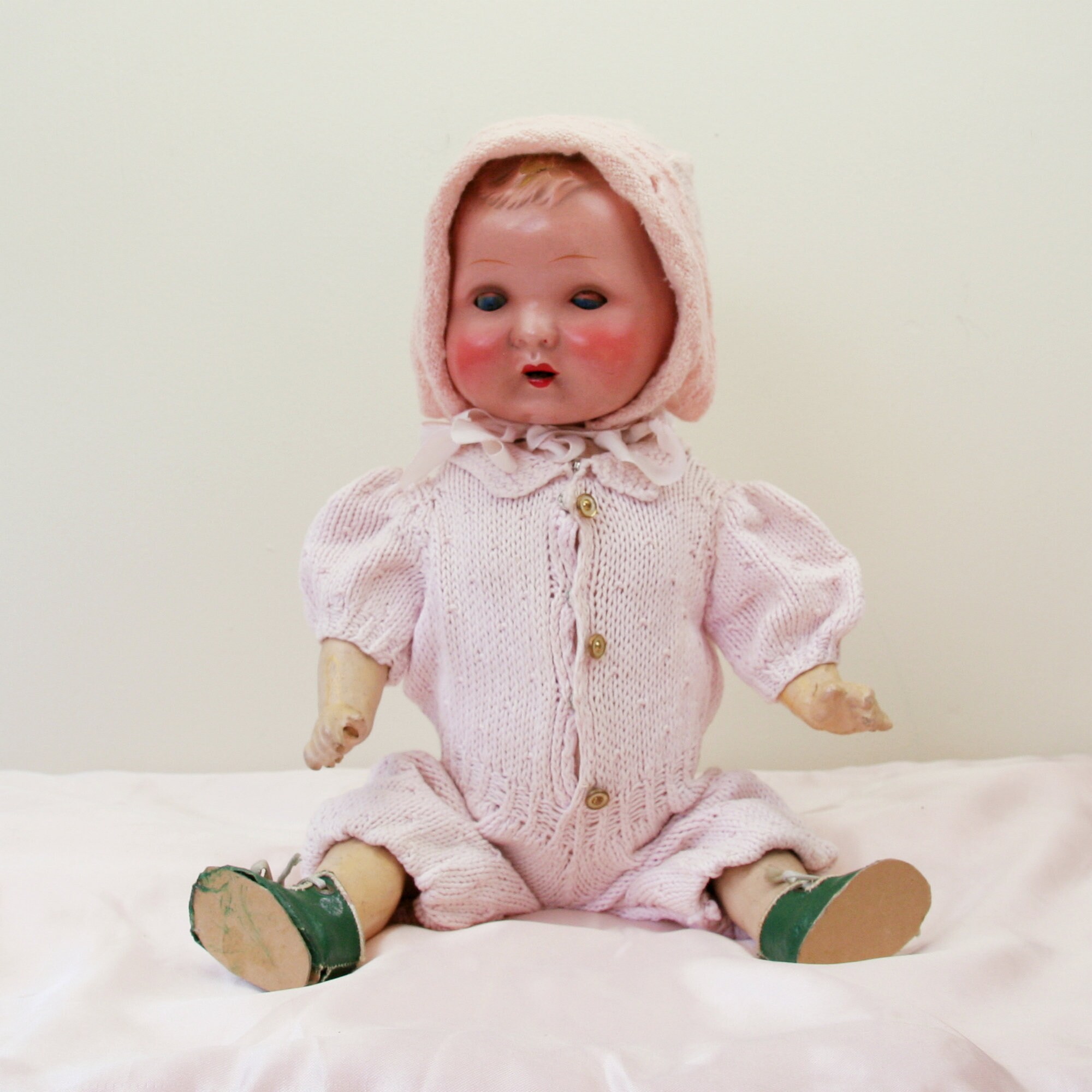 Vintage Baby Doll Composition Doll Marked Foreign72-x3 1930 - Etsy