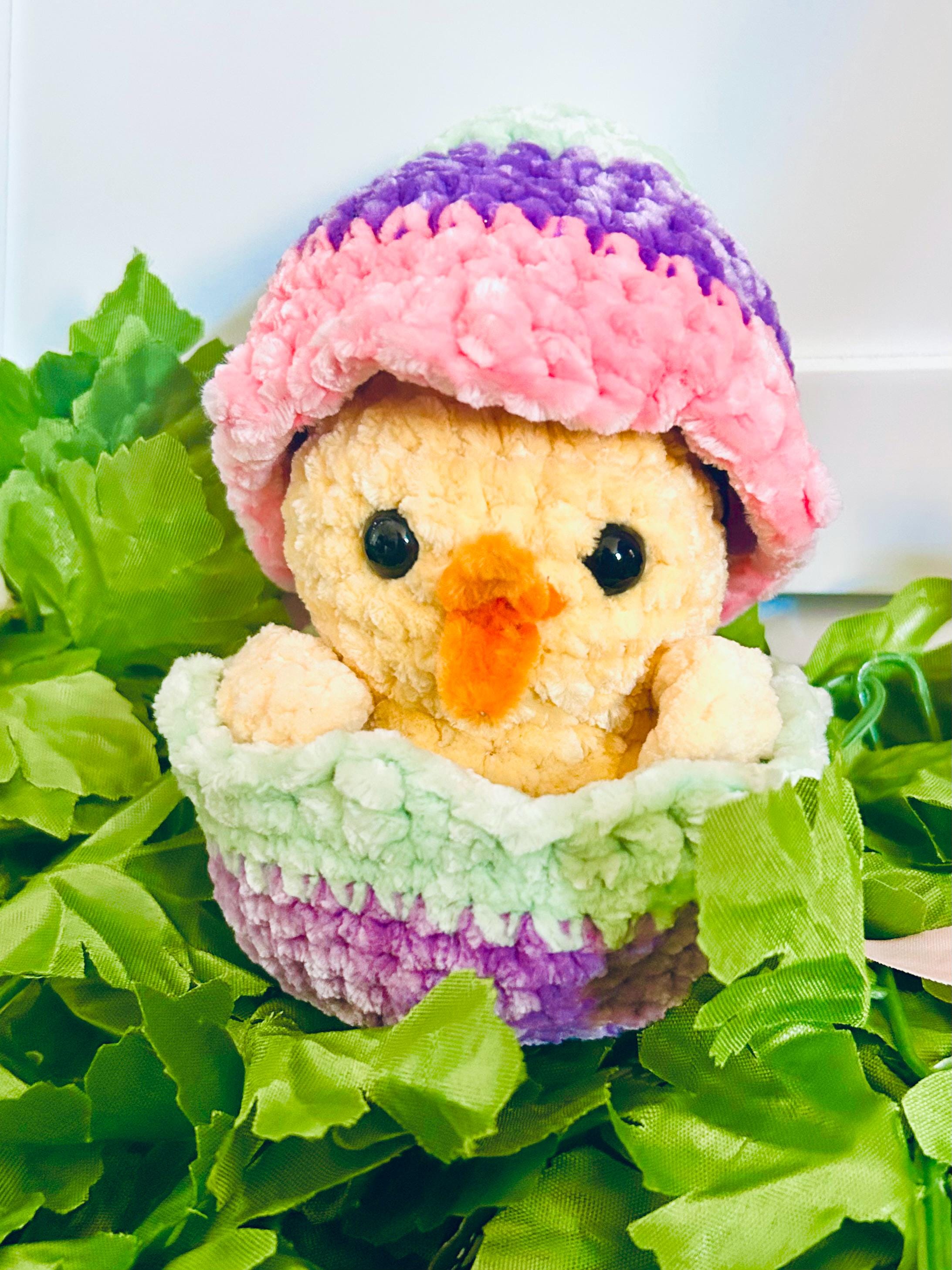 Easter Chick and Egg Crochet Pattern PDF, Amigurumi Tutorial, Beginner ...