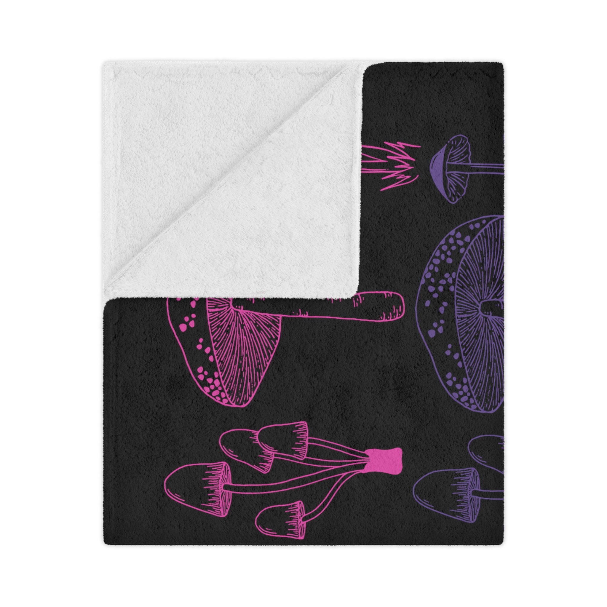 Subtle Bisexual Pride Flag Mushroom Minky Blanket - Etsy